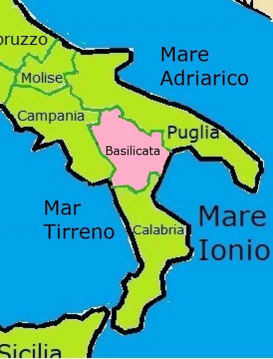Basilicata - geografia per scuola media