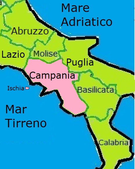 Campania - geografia per scuola media