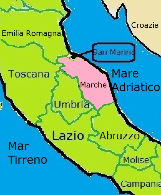 Marche - geografia per scuola media
